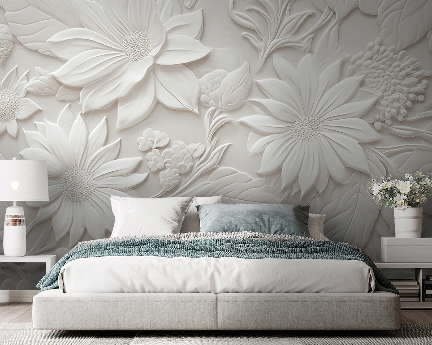 Flower Wall Murals — Wallpaper Peel & Stick Muralas