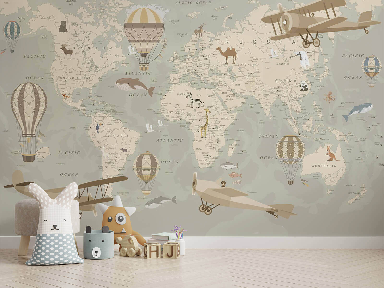 Kids Wall Murals | Playful Wallpapers for Children’s Rooms — Muralas.us
