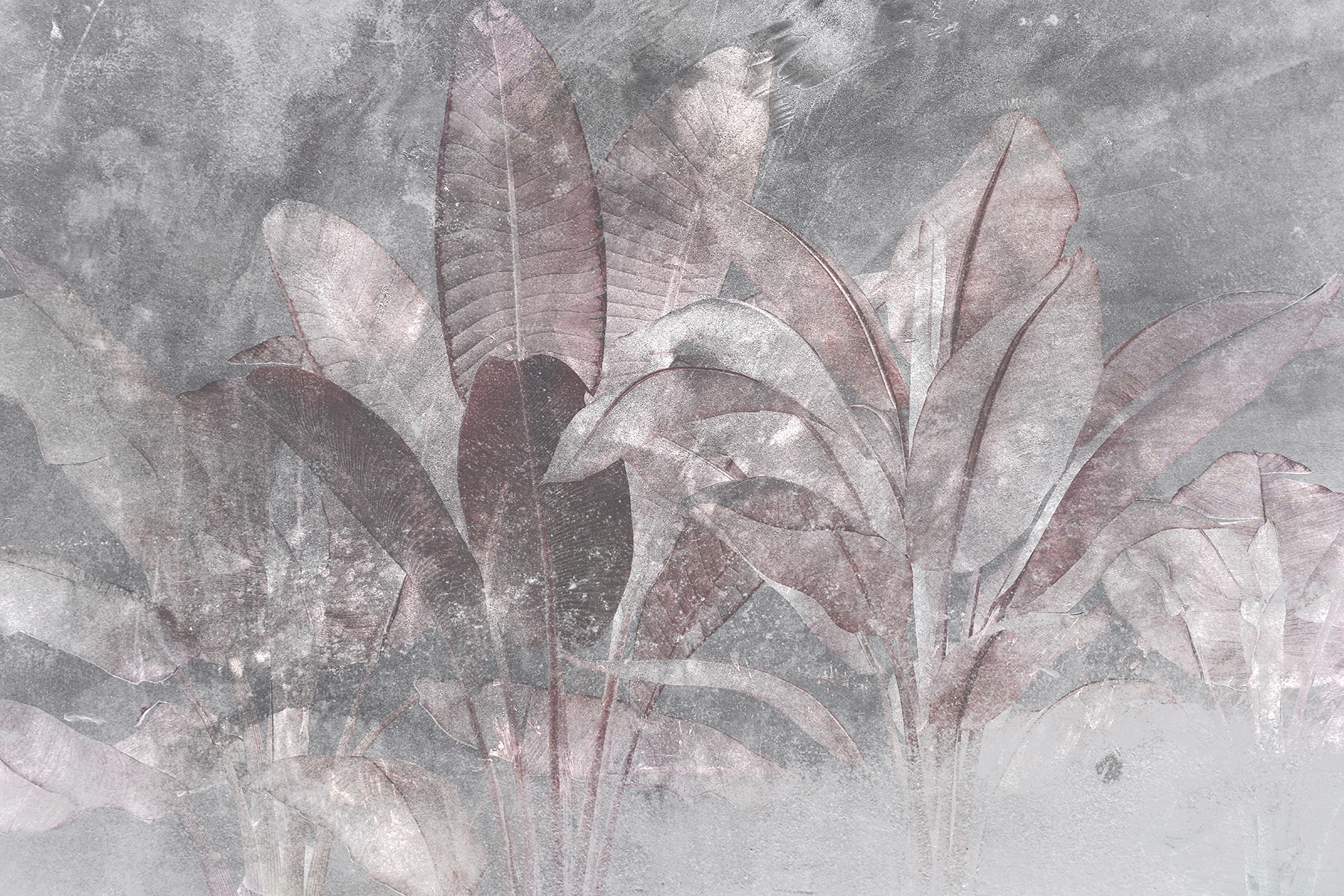Wall murals Muted leaves with textured background. : u73884v1 - Muralas.us